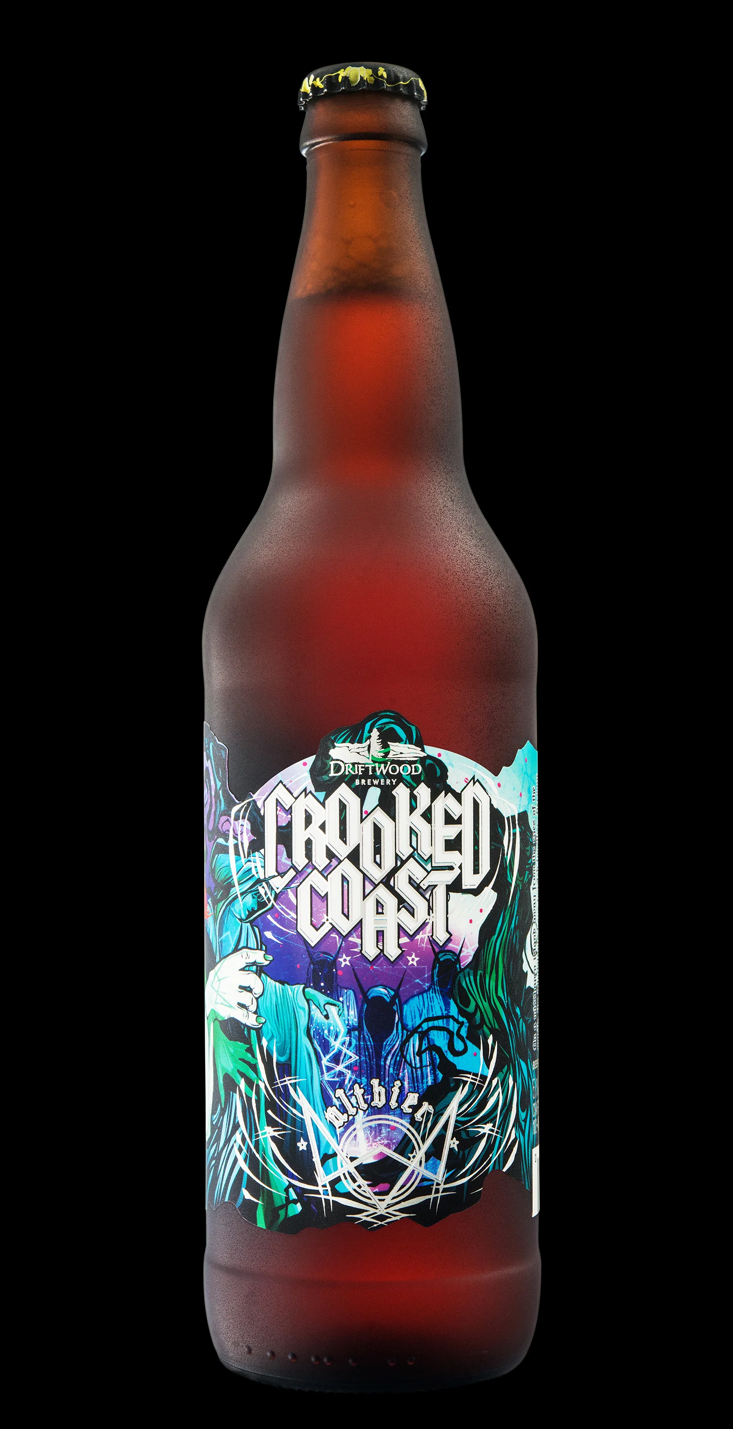 Crooked Coast Altbier Label Design - Craft Beer Branding - HGC