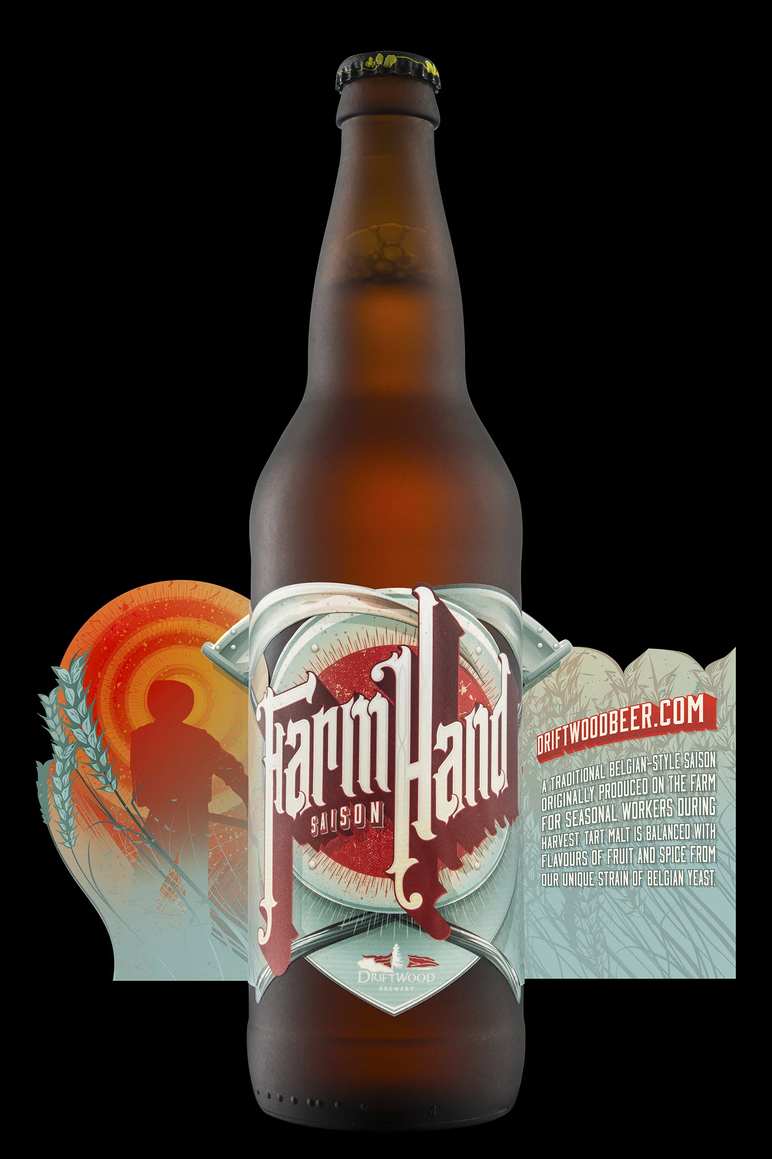 Farmhand Saison Label Design - Creative Beer Packaging - HGC