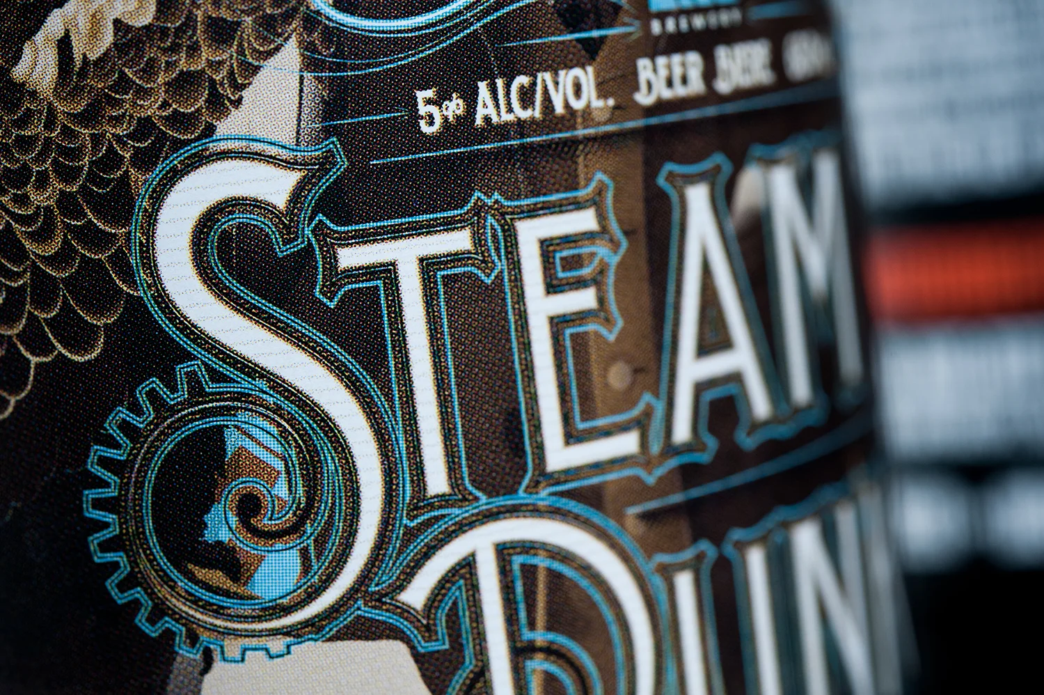 Steampunk Dunkel Packaging Design - Craft Beer Label - HGC
