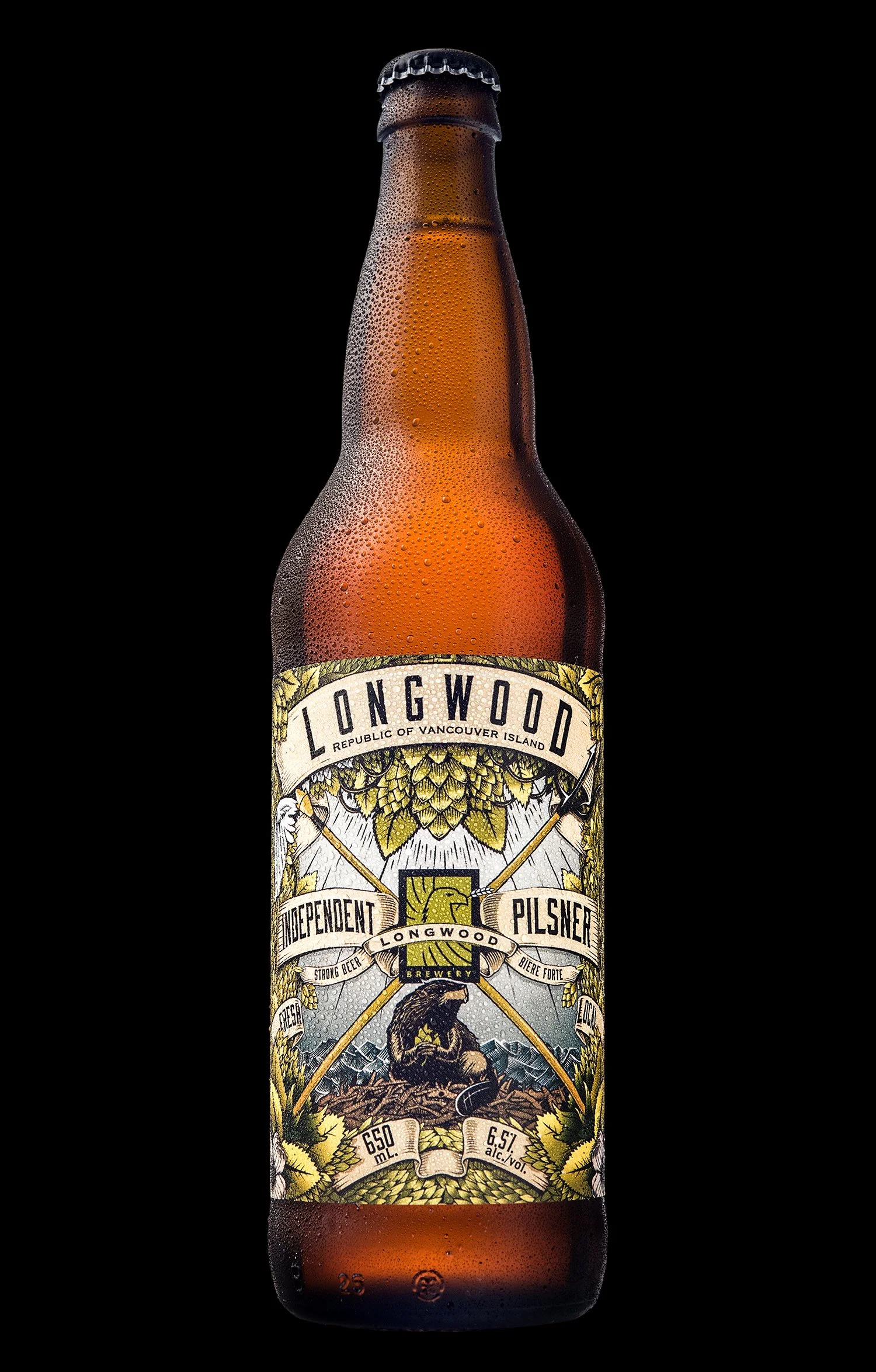 Independent Pilsner Branding - Craft Beer Label Design - HGC