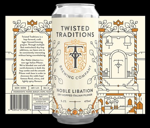 Twisted Traditions - Craft Beer Branding Vancouver - HGC