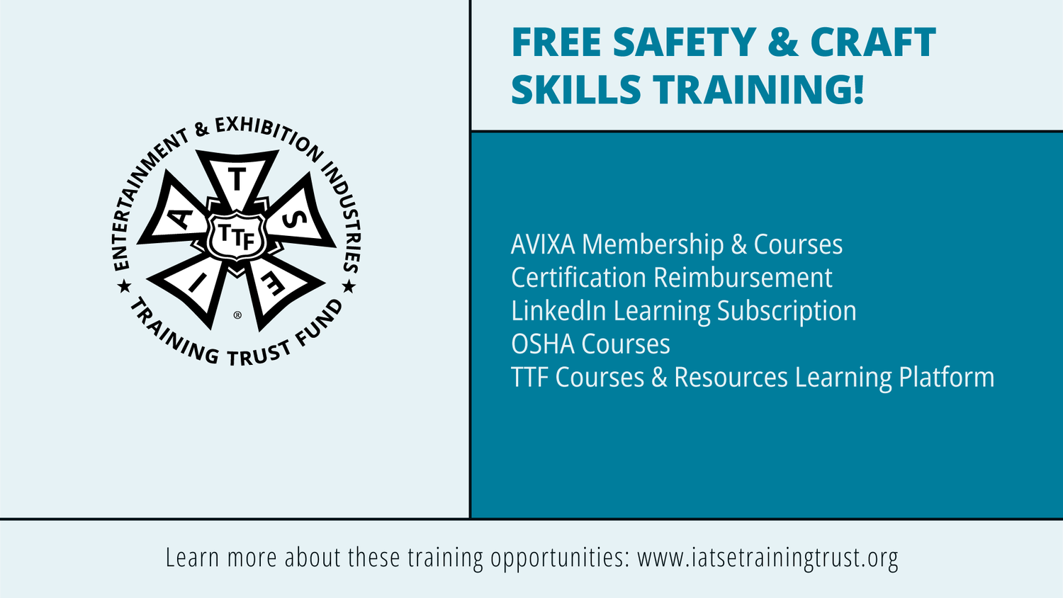 Social Media Assets — IATSE Training Trust Fund