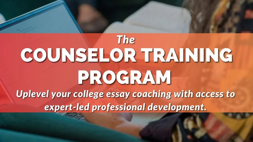 Online College Essay Courses for Counselors – College Essay Guy