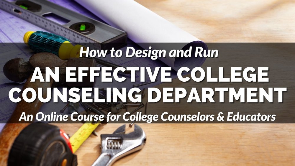 Online College Essay Courses for Counselors – College Essay Guy