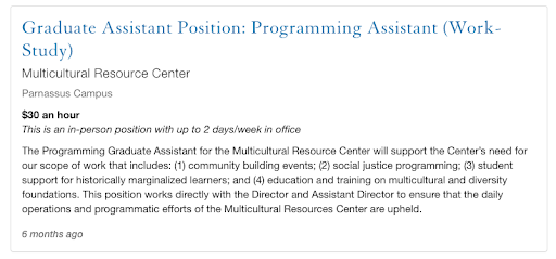 A Guide to the Federal Work-Study Program