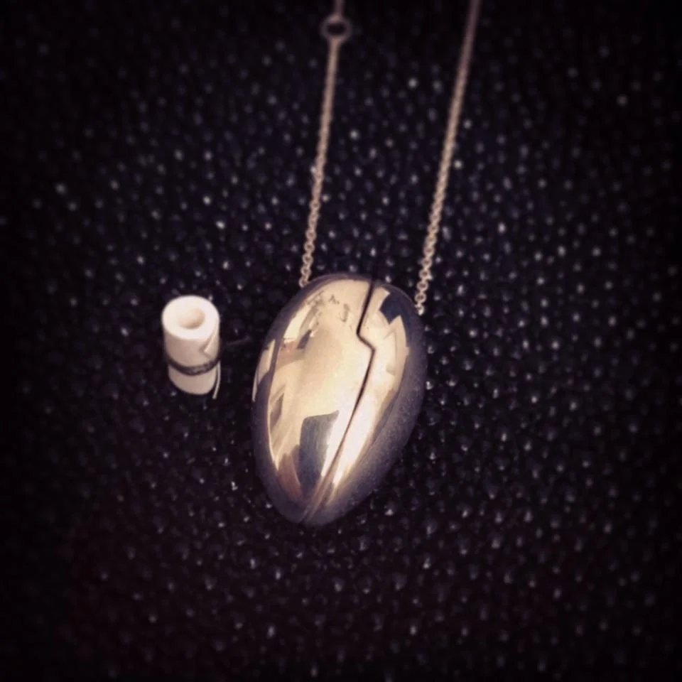 EGG LOCKET — TAMLIN JEWELRY