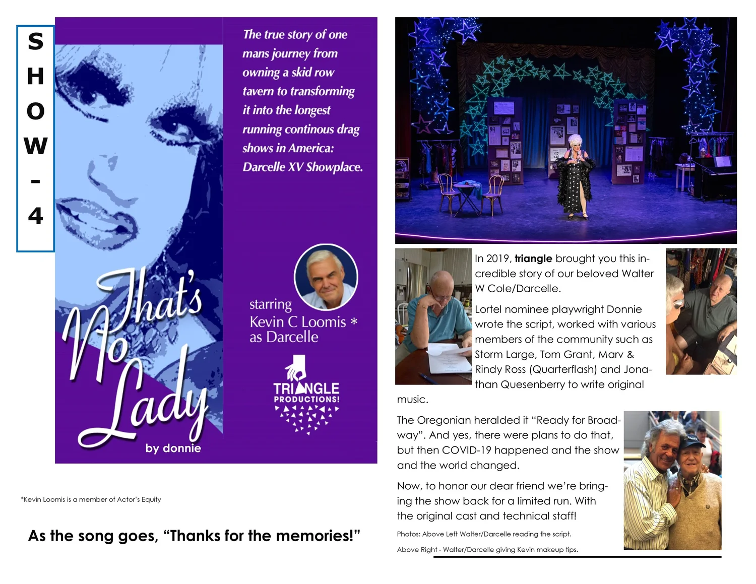 Buy Tickets Info — triangle productions!