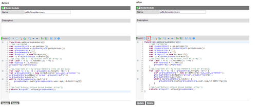 Javascript Code Formatting — ServiceNow Elite