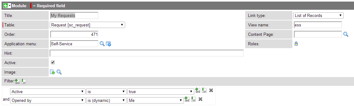 Dynamic Filters — ServiceNow Elite