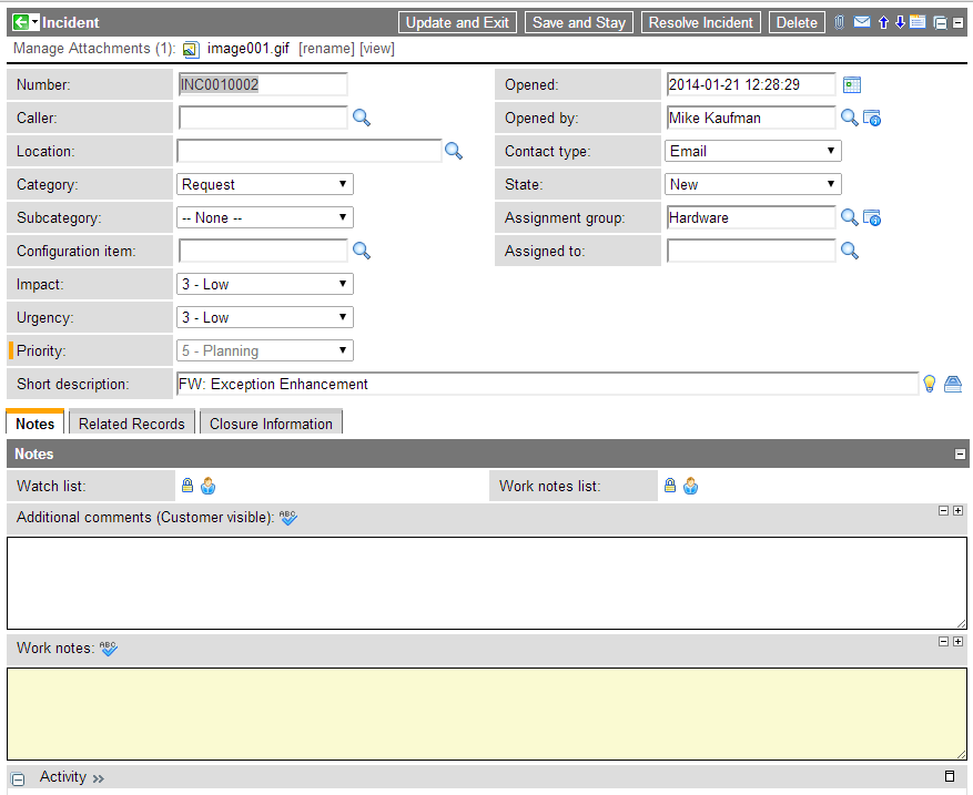 Changing the Update and Save Buttons — ServiceNow Elite