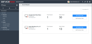 Procurement — ServiceNow Elite