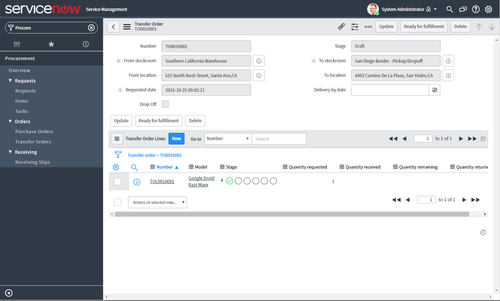 Procurement — ServiceNow Elite