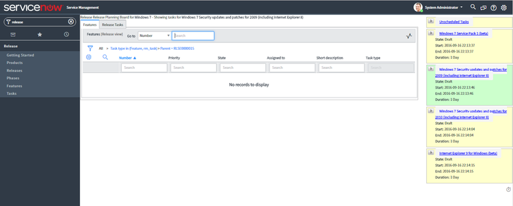 Release Management — ServiceNow Elite