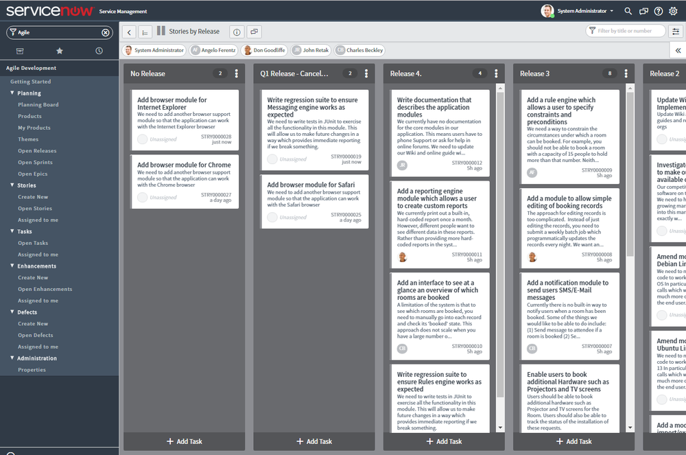 Agile Development — ServiceNow Elite