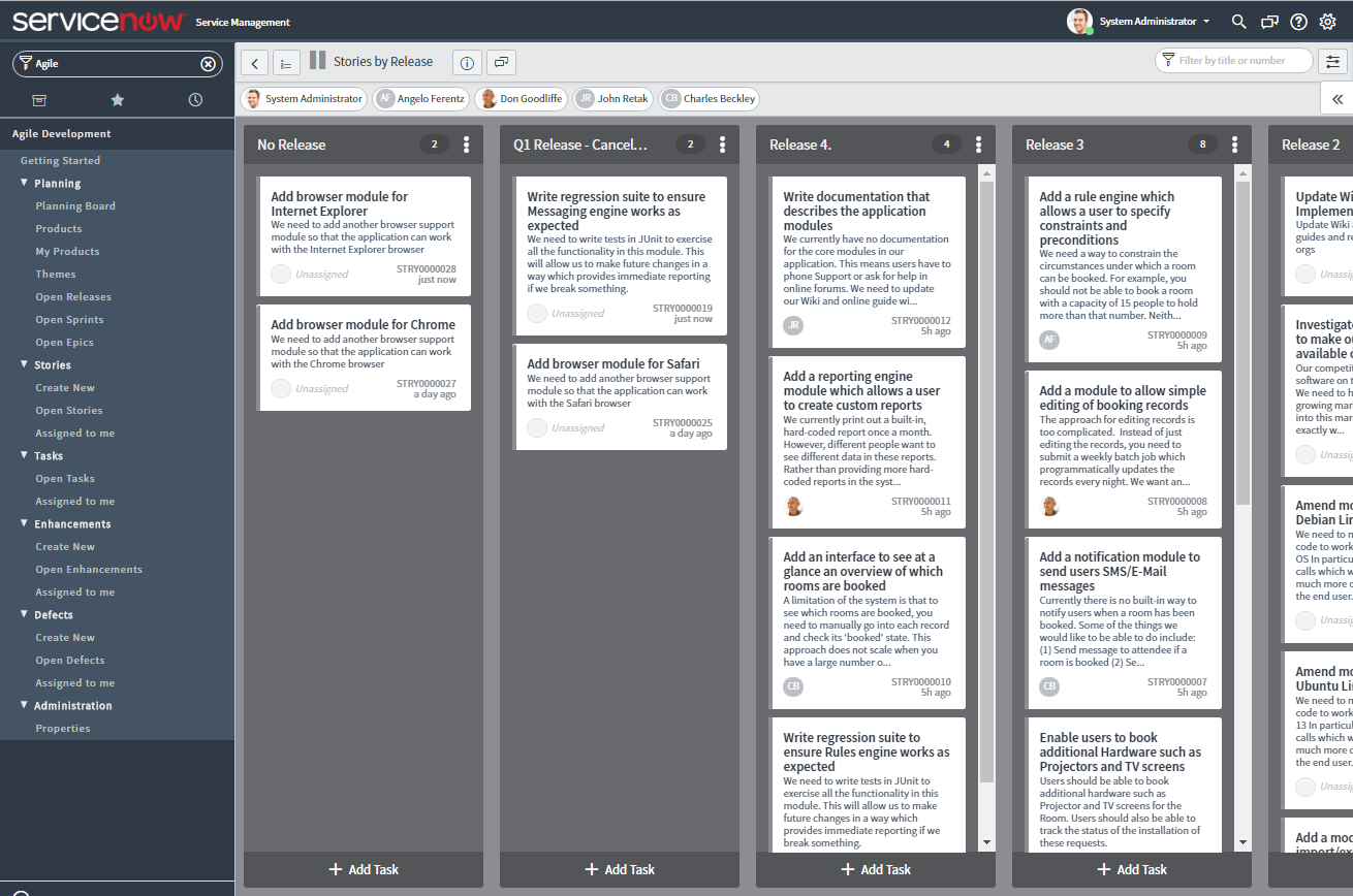 Agile Development — ServiceNow Elite