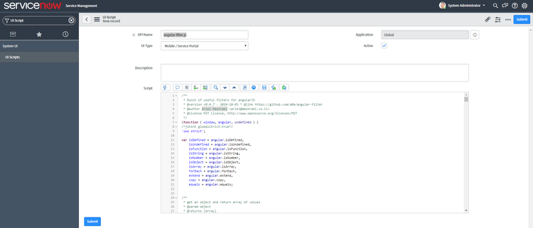 AngularJS Custom Filters — ServiceNow Elite