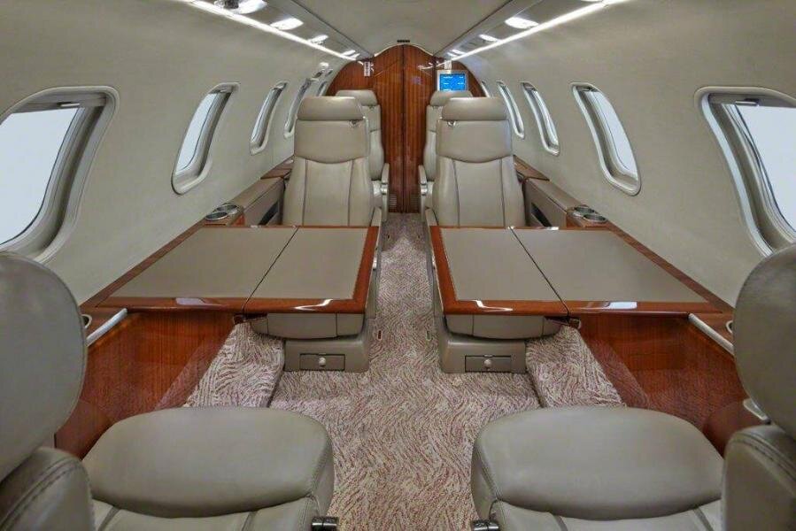 Learjet Inside