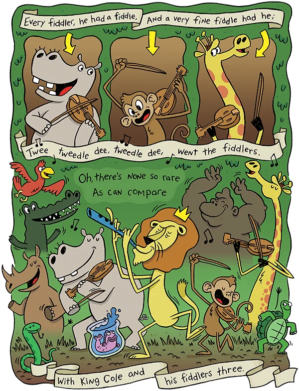 Old King Cole Nursery Rhyme Comic — JP Coovert