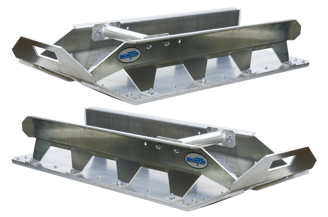 Wheel Skis — Snow Tow Ice House Skis - Fish House Shack Skis