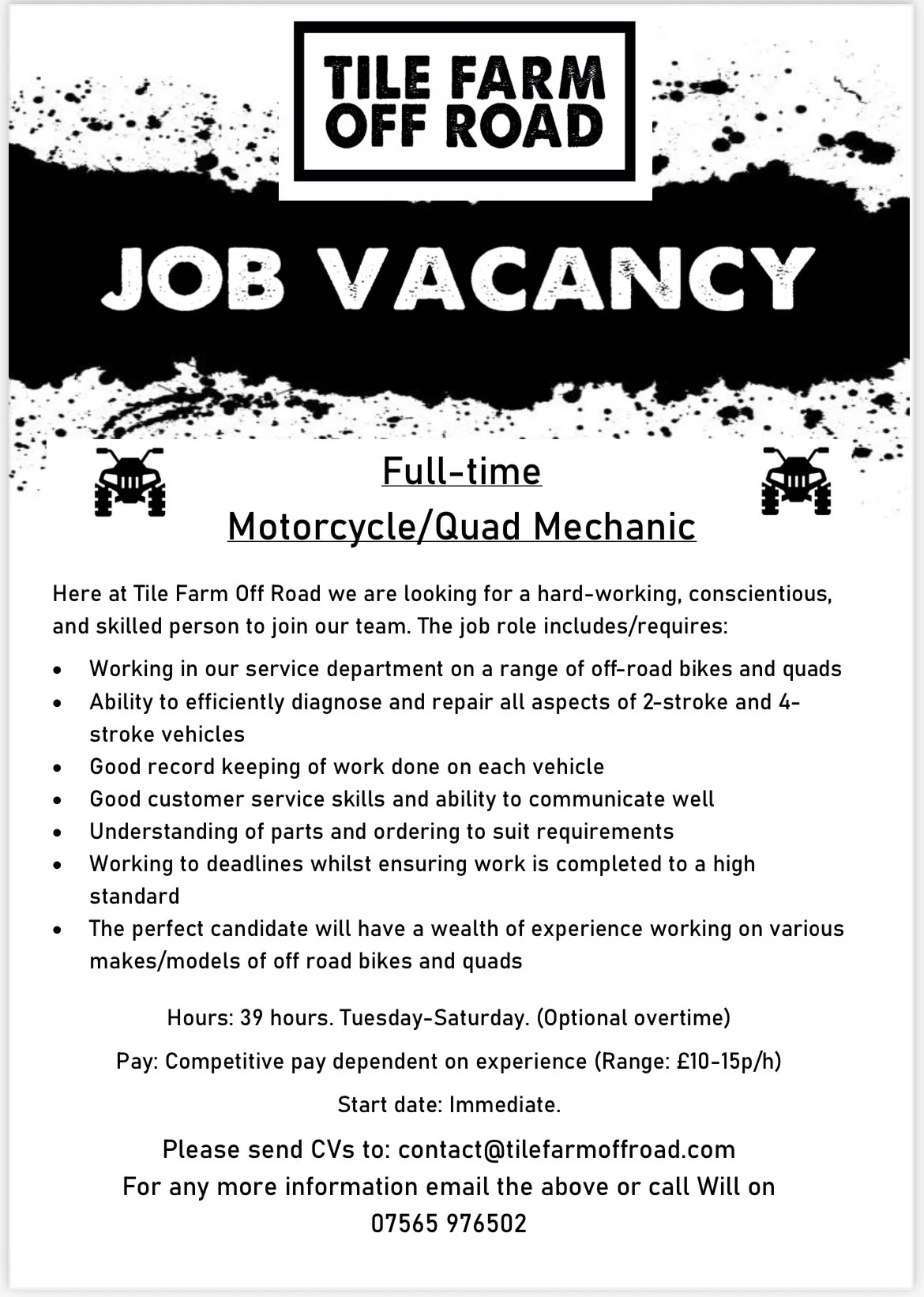 News and Offers — Tile Farm Off Road