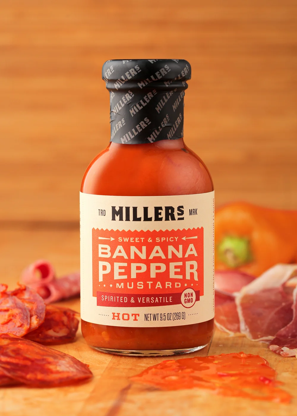 Miller's Banana Pepper Mustard — Hampton Hargreaves / Design for Print ...