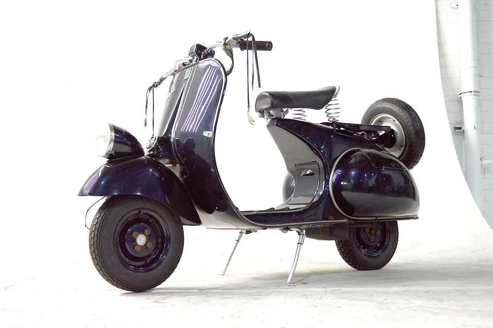 Dark Blue Vespa