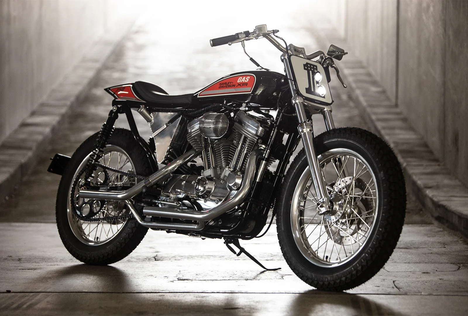 Gas XR750 Black Edition Flat Tracker — Gasoline Motor Co.