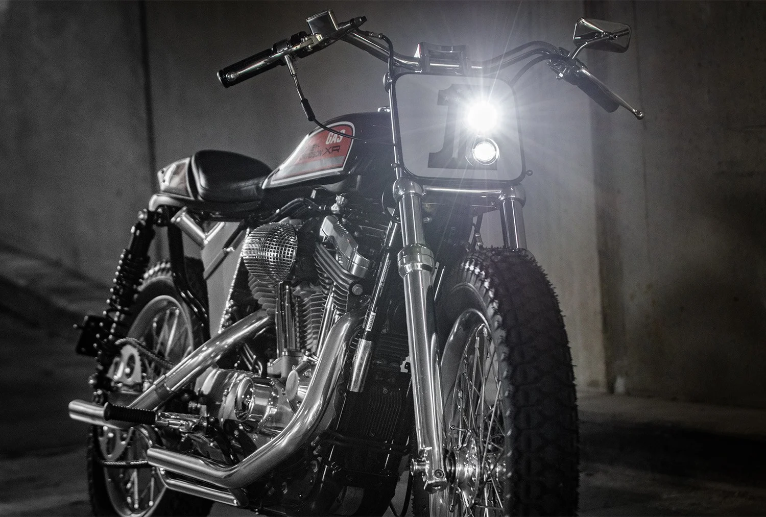 Gas XR750 Black Edition Flat Tracker — Gasoline Motor Co.