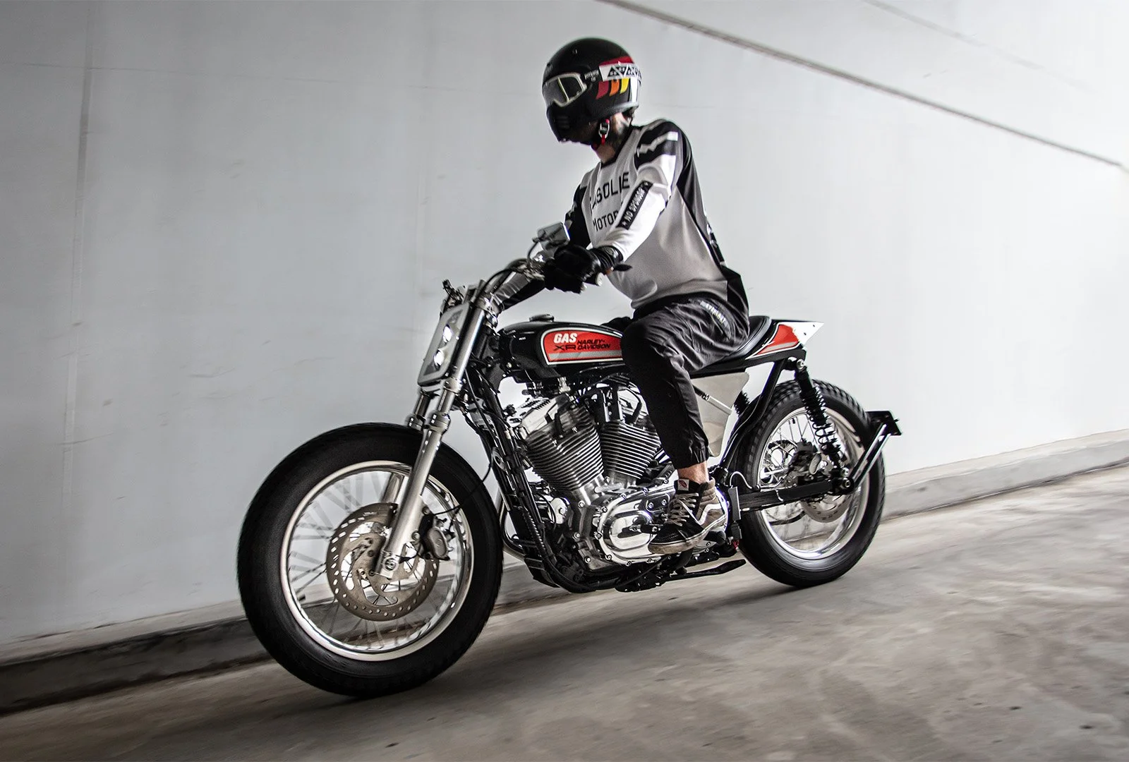 Gas XR750 Black Edition Flat Tracker — Gasoline Motor Co.