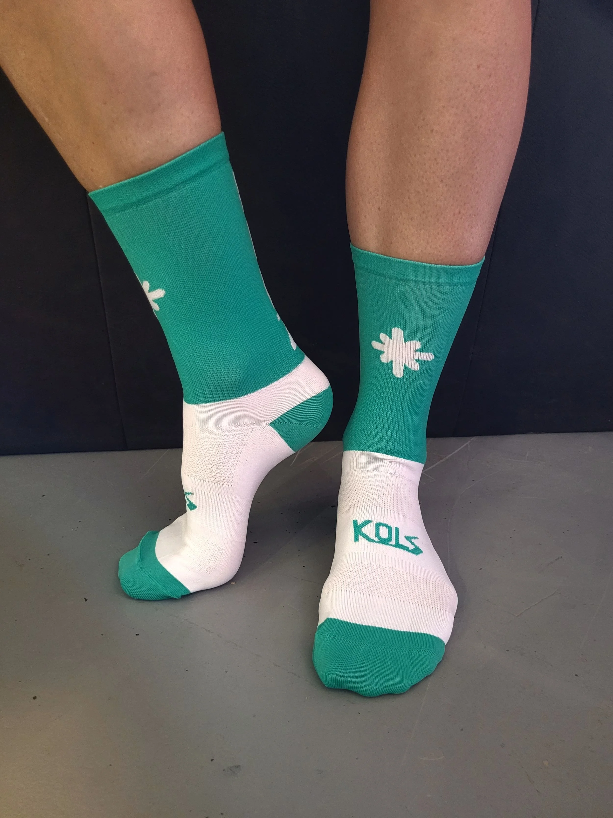 Alpe D'Huez Cycling Sock Celeste — Cycle Huez