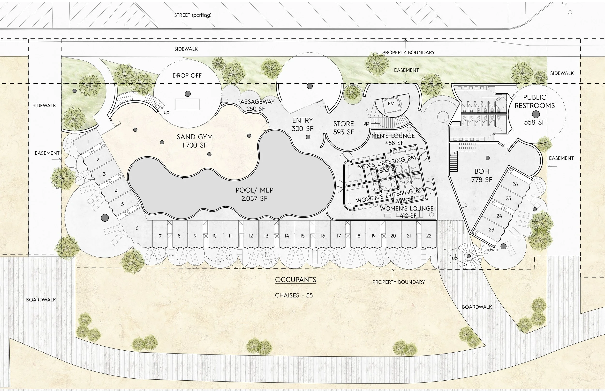 Asbury Beach Club — SLADE ARCHITECTURE