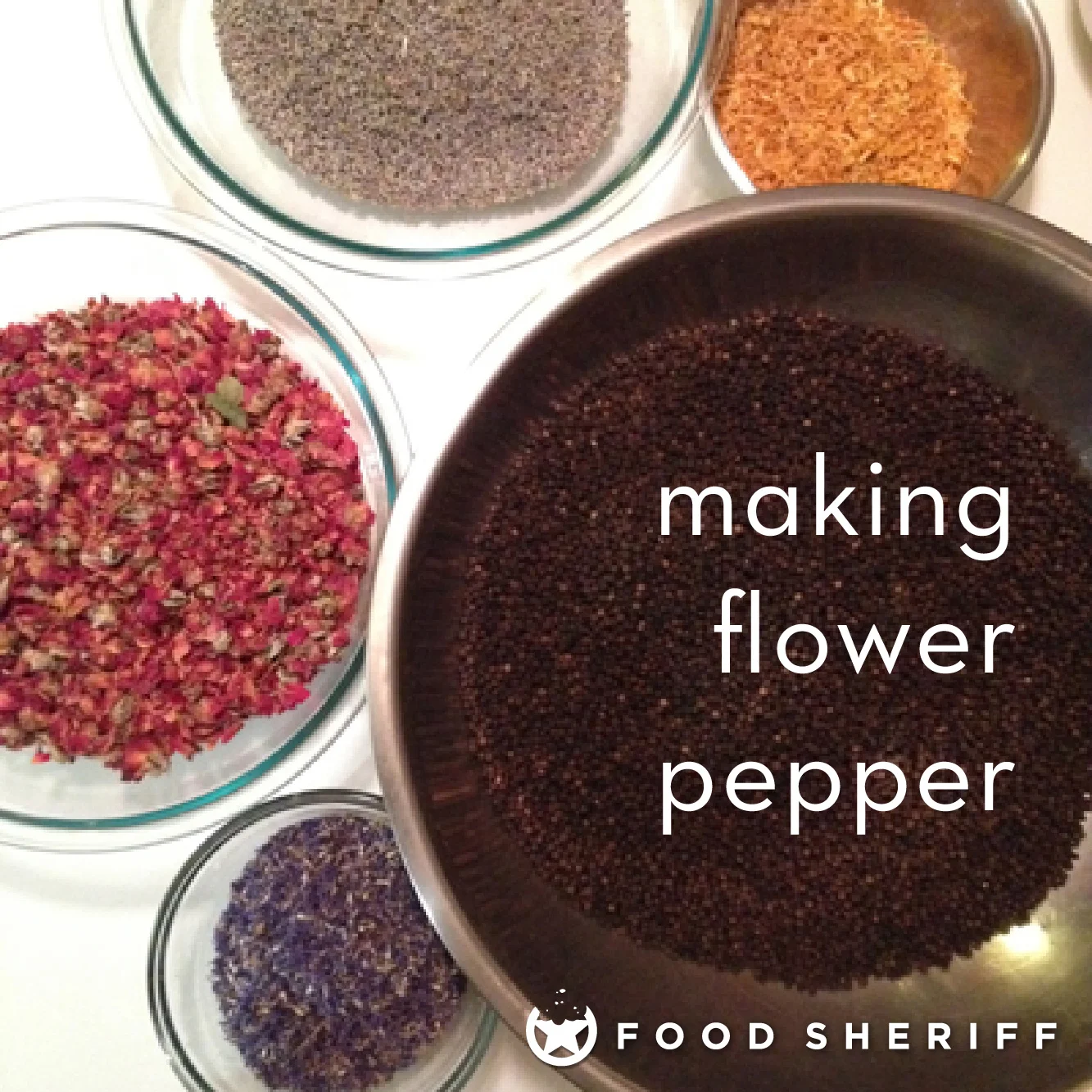 flower pepper - my favorite seasoning blend — THE FOOD SHERIFF DEPARTMENT