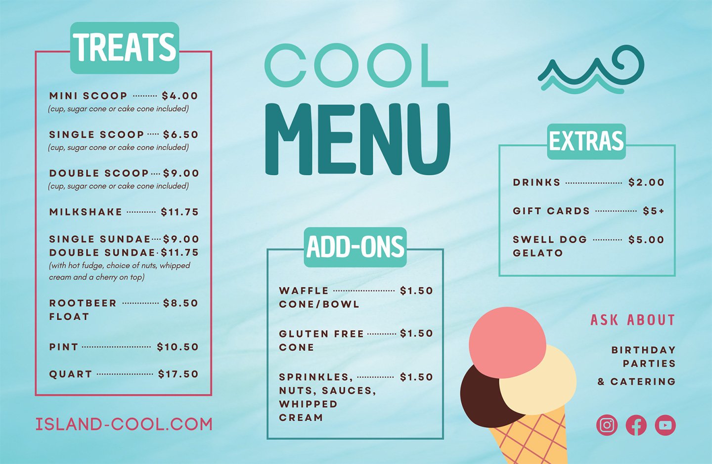 Island Cool Now Serving Ice Cream — Island Cool