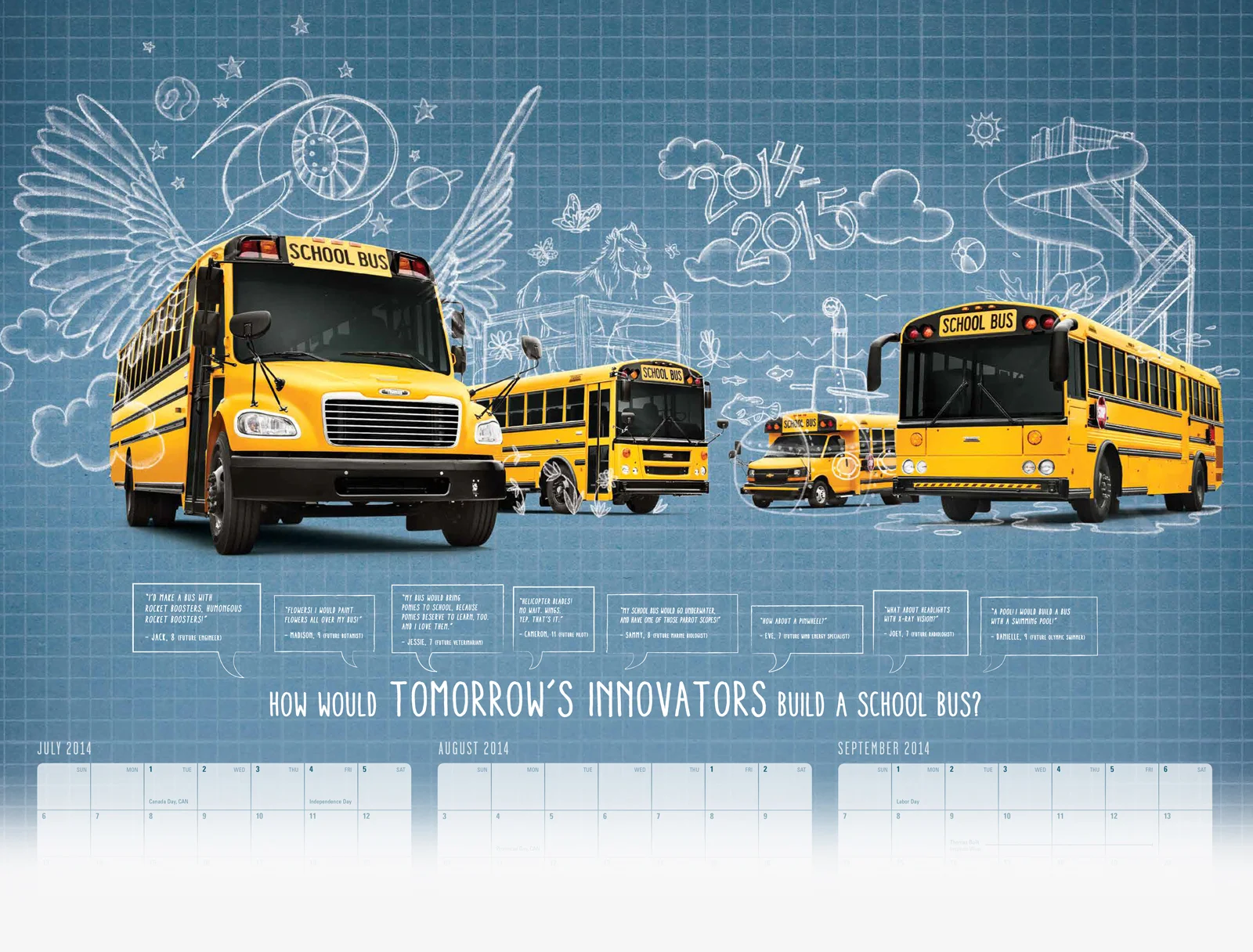 THOMAS BUILT SCHOOL BUSES — Teddy Shipley — Creative & Art Director