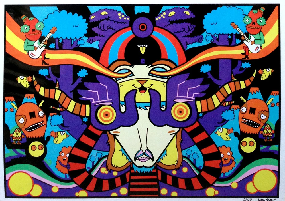 Cosmic Gypsies Screen Print by Philth — Weapon of Choice