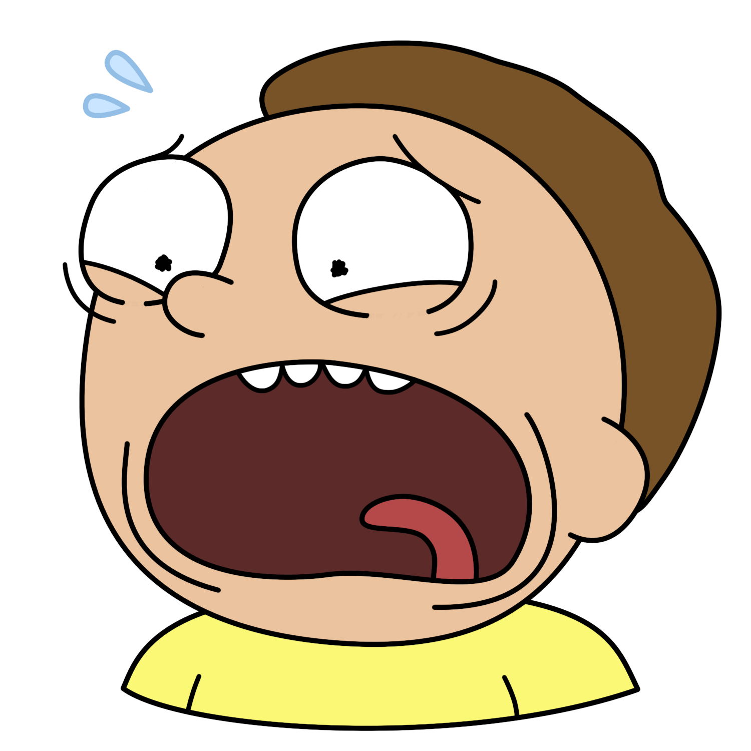 Facebook Stickers - Rick and Morty — Corey Booth Art