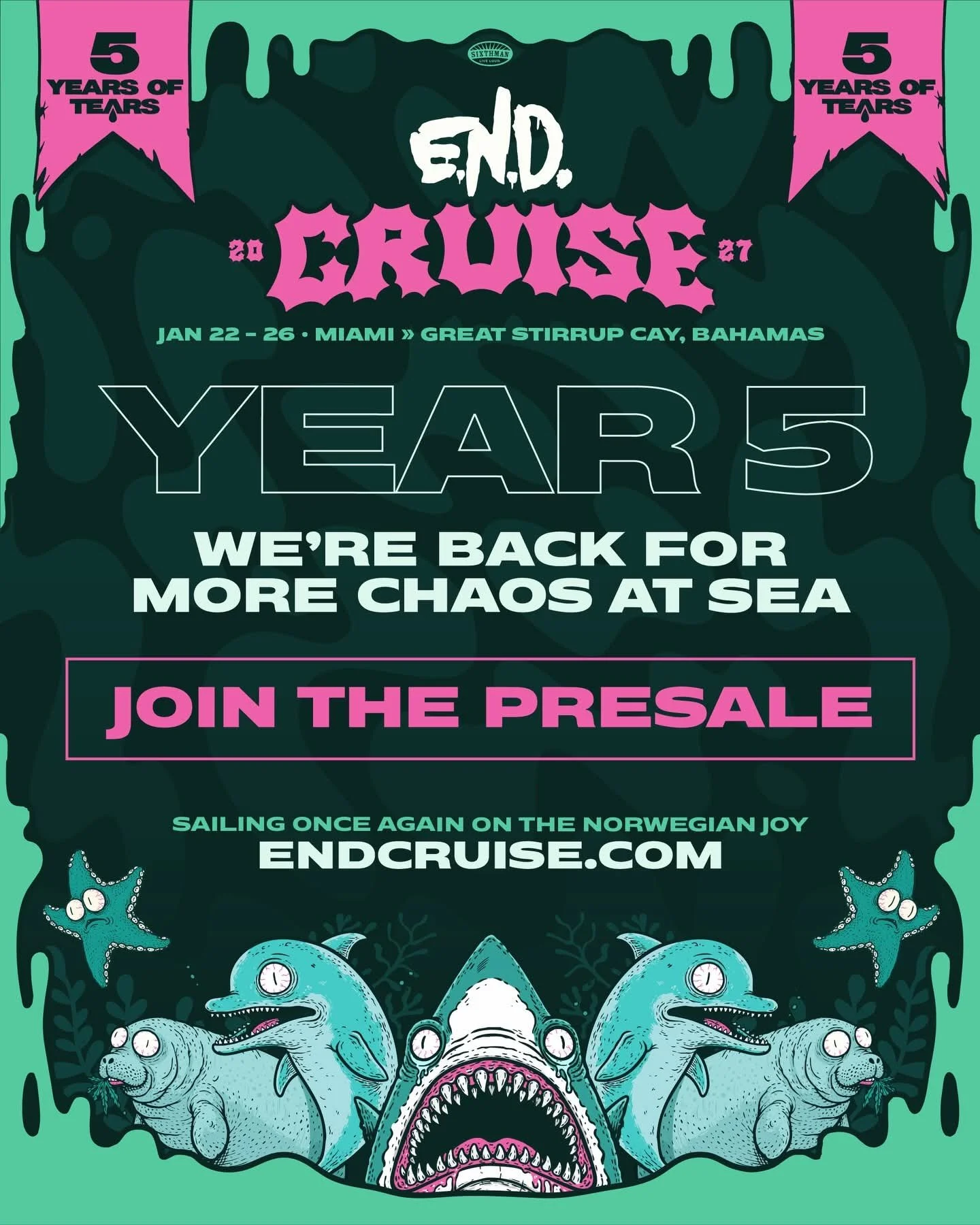 Dates Announced For 2027 Emo’s Not Dead Cruise