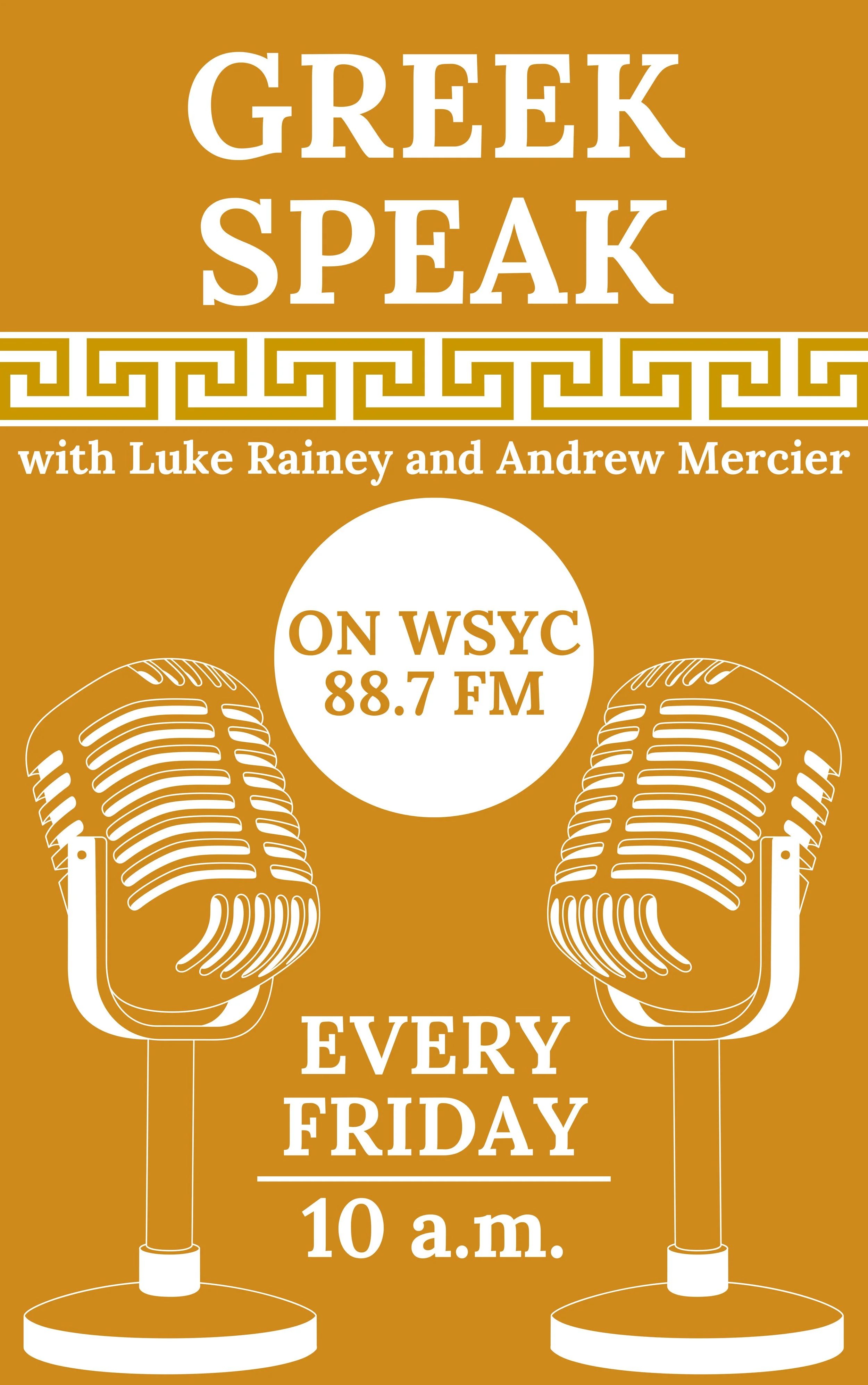 Friday — 88.7 WSYC FM