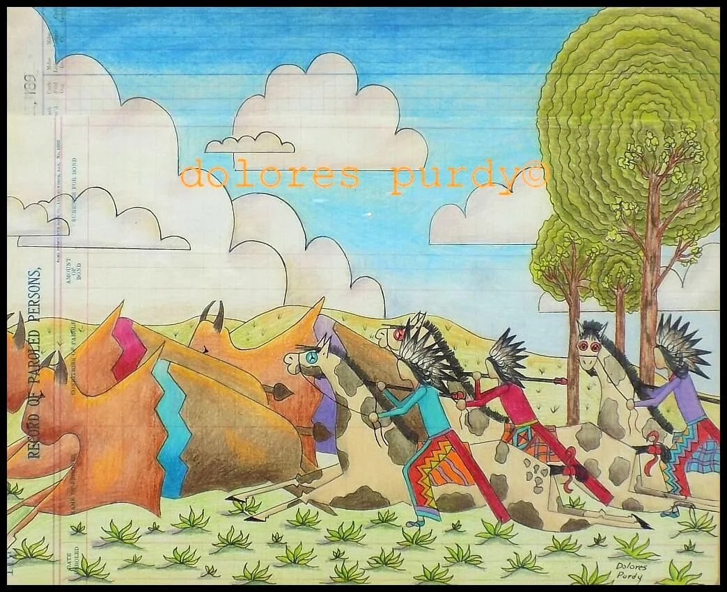 artworks — Dolores Purdy ~ ledger artist