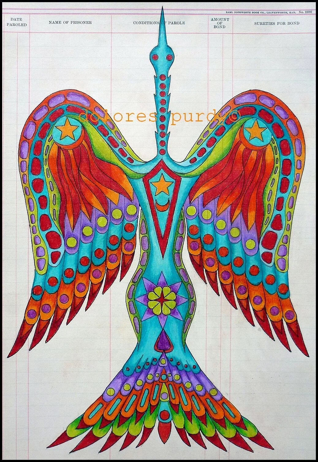 sold work — Dolores Purdy ~ ledger artist