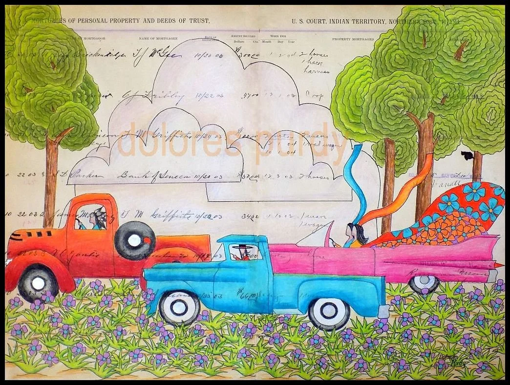 Dolores Purdy ~ ledger artist