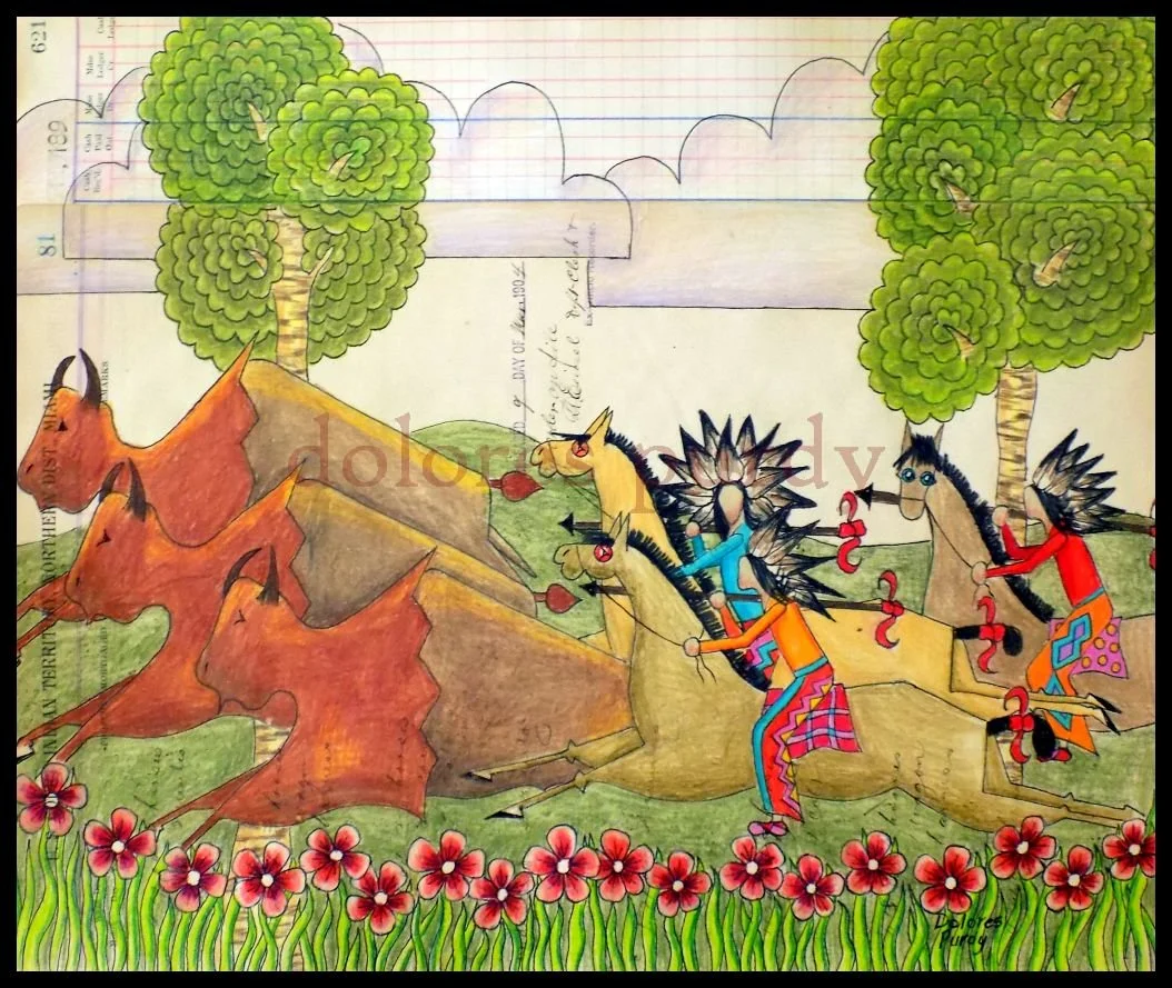 Dolores Purdy ~ ledger artist