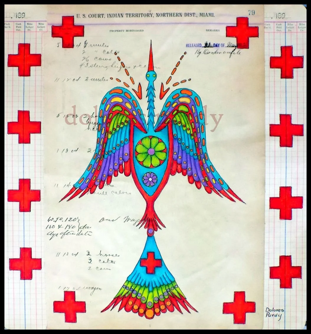 available work — Dolores Purdy ~ ledger artist