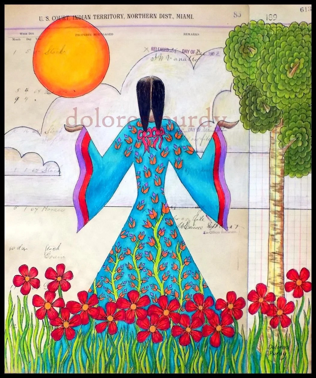 Dolores Purdy ~ ledger artist