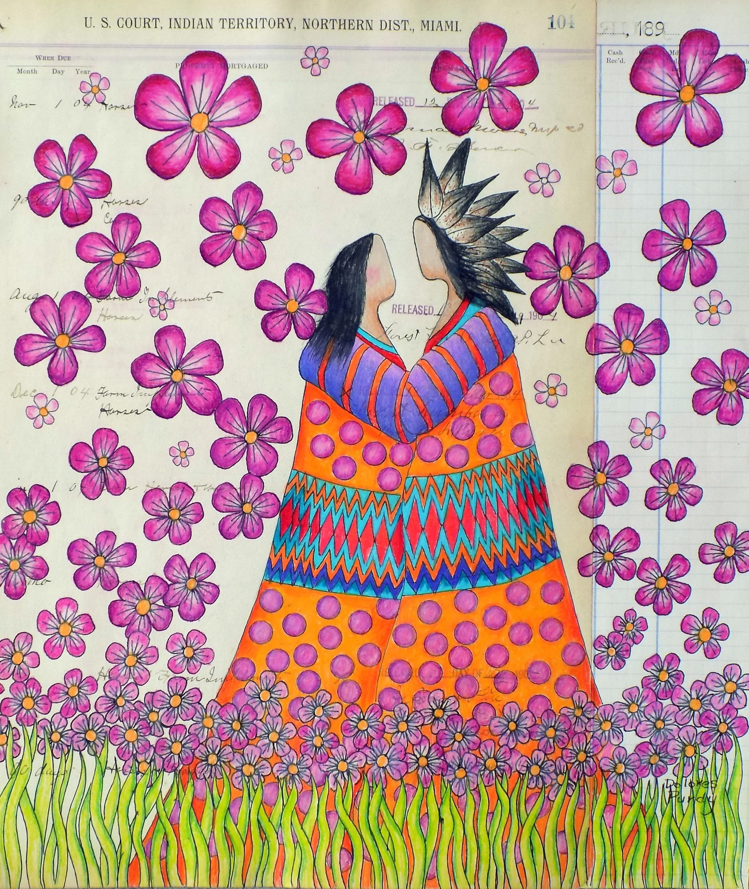 Dolores Purdy ~ ledger artist