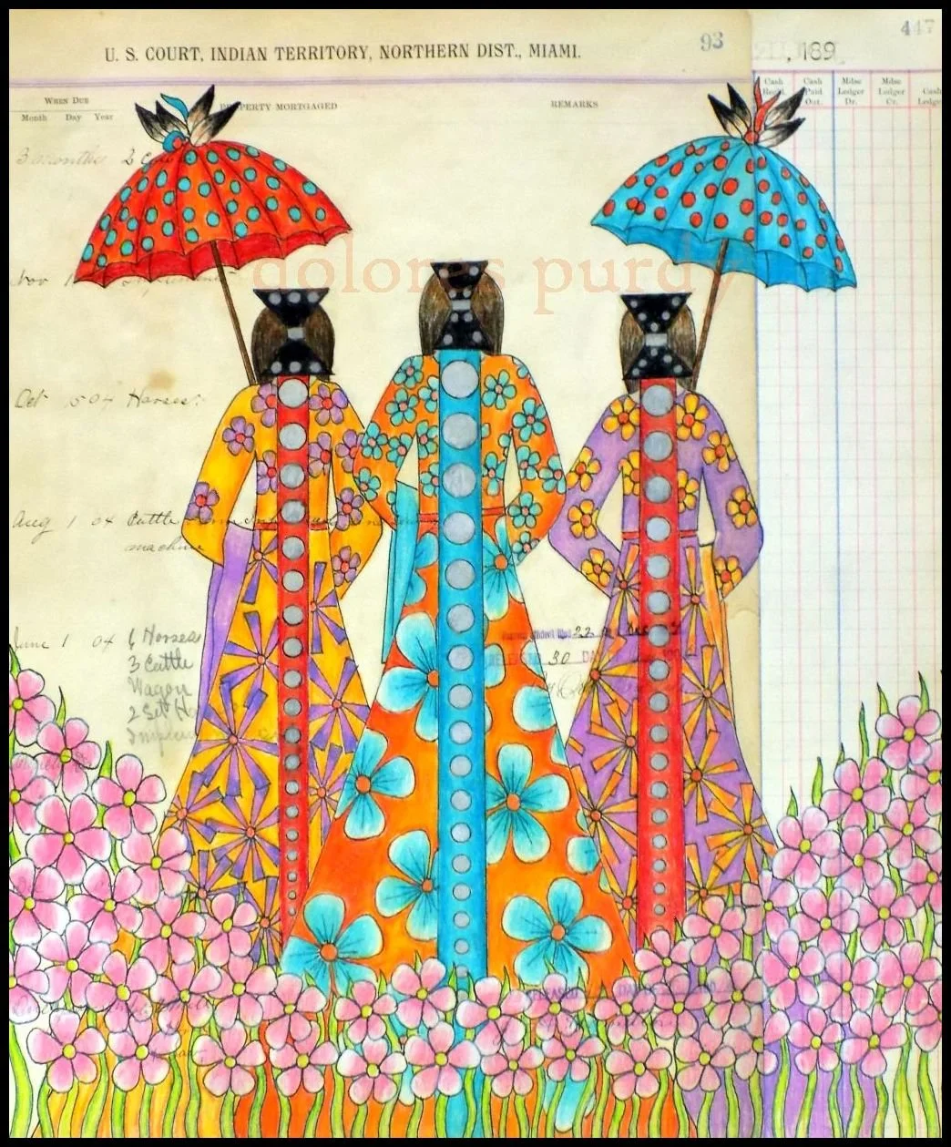 Dolores Purdy ~ ledger artist