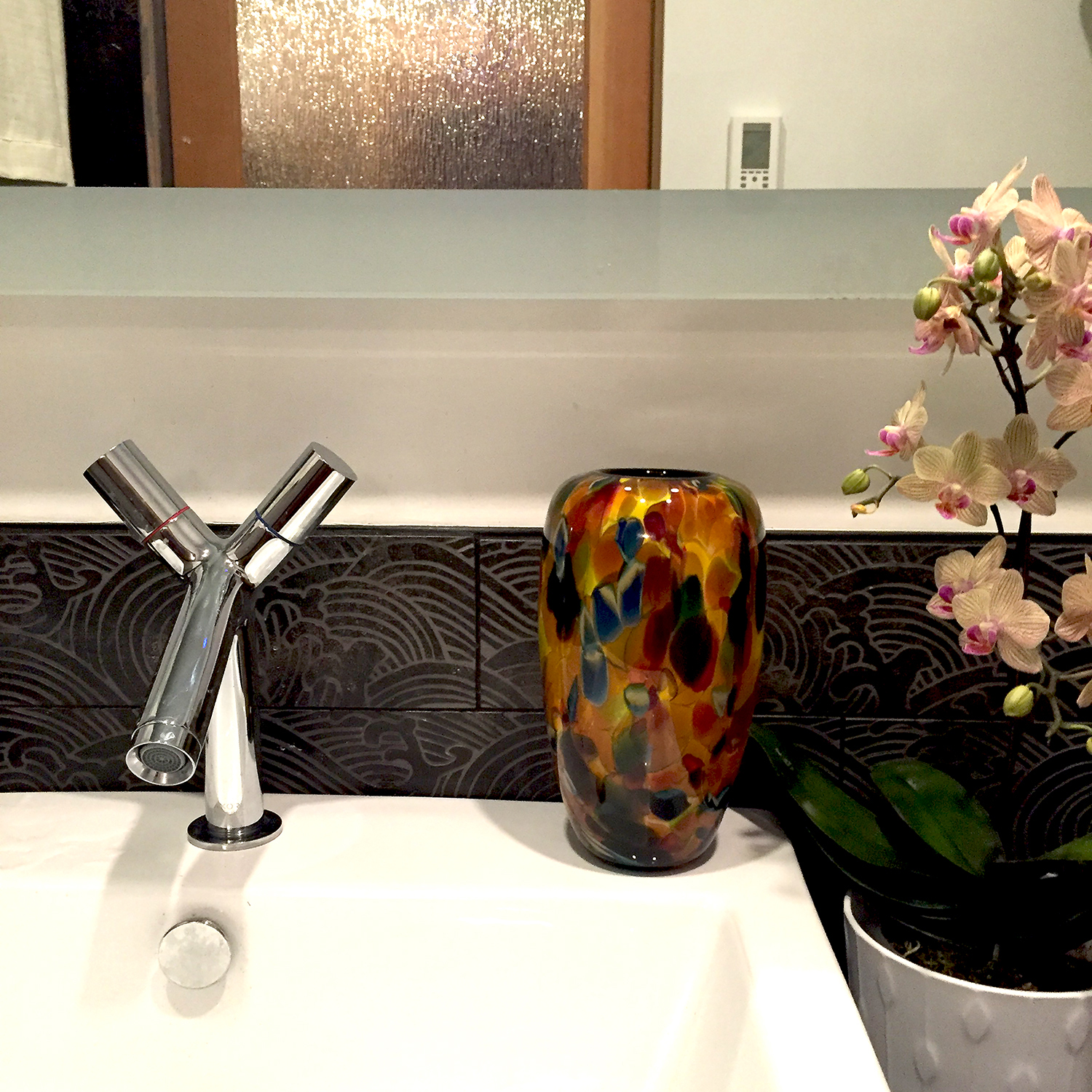 Yellow Frit Mini Vase — Dehanna Jones
