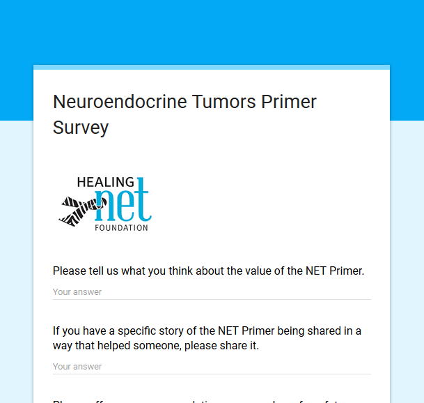 Neuroendocrine Tumors: A Primer — The Healing NET Foundation