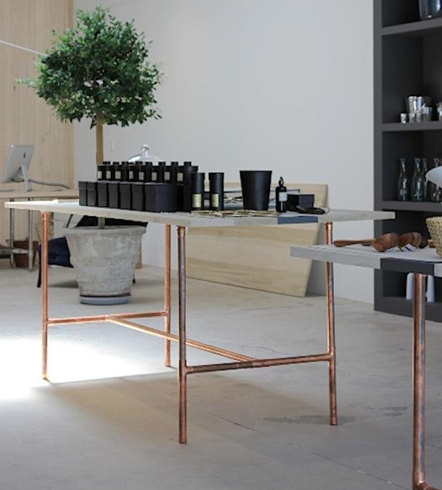 Copper Table Base — Handy Dandy Productions