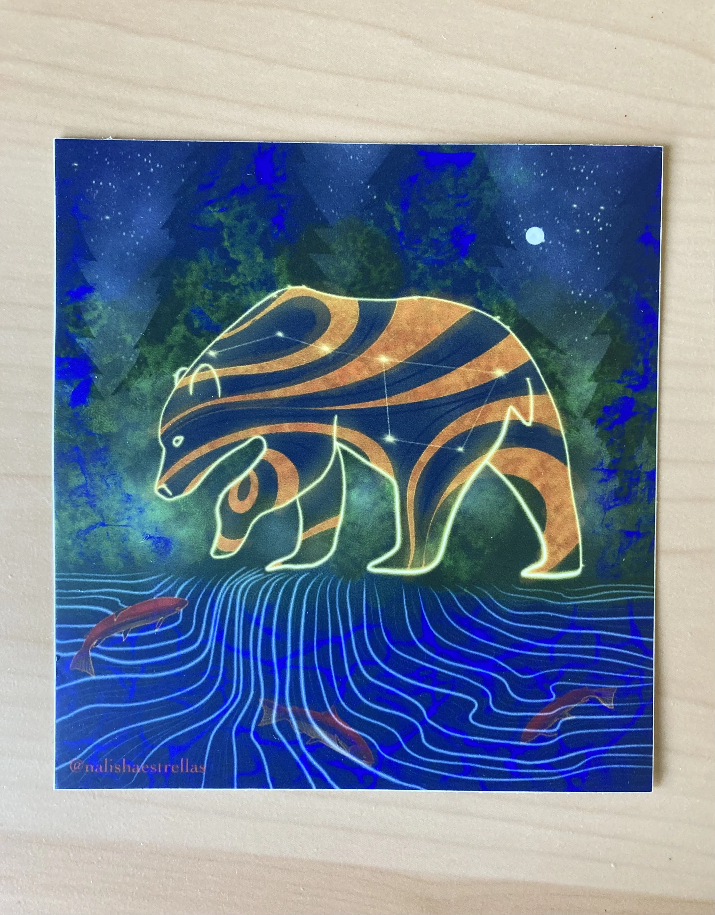 Oso Sticker — Nalisha Estrellas